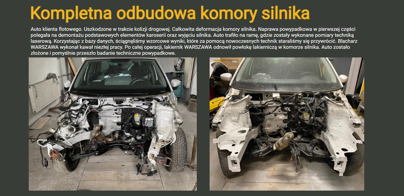 Naprawy blacharsko-lakiernicze